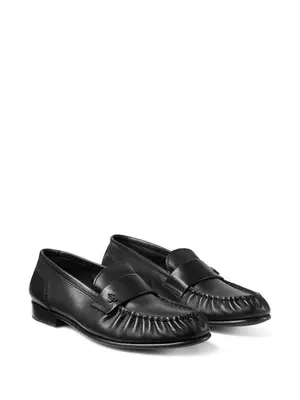 JIMMY CHOO Ellis Logo-plaque Loafer