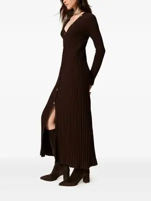 TWINSET Button-front Midi Dress
