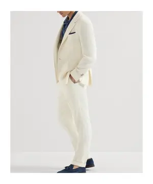 Brunello Cucinelli Stripe Short-sleeve Shirt