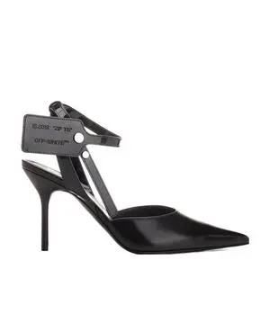 Off-White Varnish 95mm Pumps
