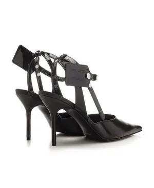 Off-White Varnish 95mm Pumps