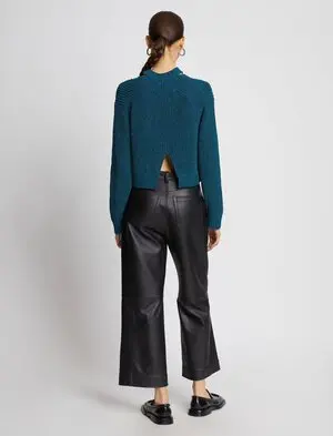 Proenza Schouler White Label Cut-out Crewneck Jumper
