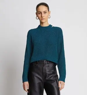 Proenza Schouler White Label Cut-out Crewneck Jumper