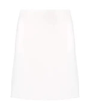 P.a.r.o.s.h Wool Above-knee Skirt - White