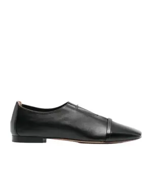 MALONE SOULIERS Jean Leather Oxford Shoes - Black