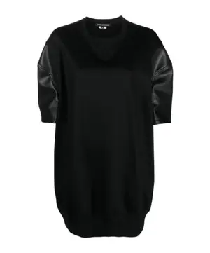Junya Watanabe Crew Neck Puff-sleeved T-shirt