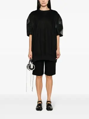 Junya Watanabe Crew Neck Puff-sleeved T-shirt