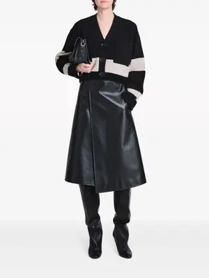 Proenza Schouler Sofia Striped Wool-blend Cardigan