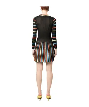 MSGM Long-sleeve Stretched Dress