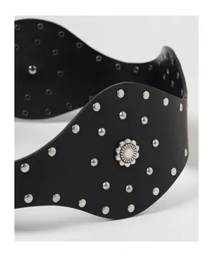 TWINSET Stud-embellished Wave Belt