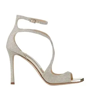 JIMMY CHOO Square Toe Stiletto Sandals