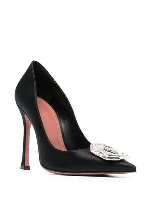 Amina Muaddi Camelia Crystal-embellished 105mm Pumps