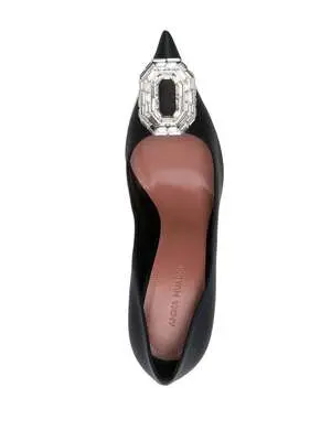 Amina Muaddi Camelia Crystal-embellished 105mm Pumps