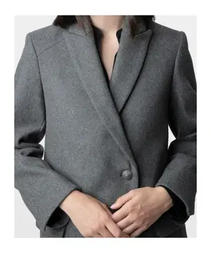 Zadig&Voltaire Marco Single Breasted Coat