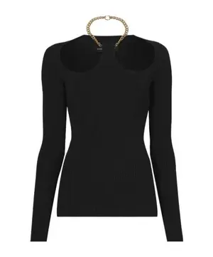 Proenza Schouler Ribbed-knit Halterneck Top