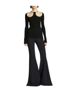 Proenza Schouler Ribbed-knit Halterneck Top
