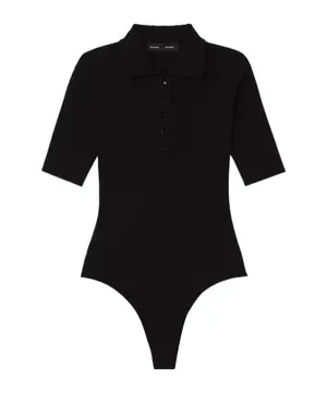 Proenza Schouler Knitted Short-sleeved Polo Top