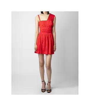 Zadig&Voltaire Roselie Satin Pleated Dress