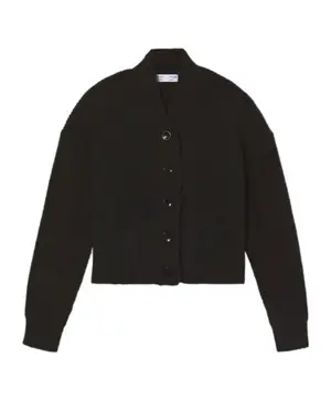 Proenza Schouler Fluffy Knit Cardigan - Black