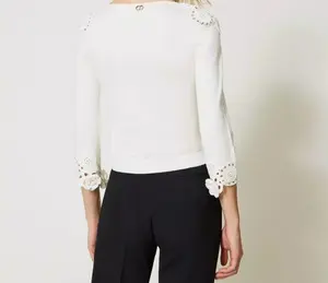 TWINSET Open-knit Detail Jumper