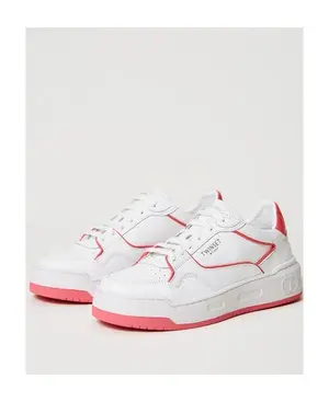 TWINSET Low-top Leather Sneakers