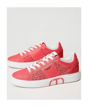 TWINSET Lace-panelled Sneakers