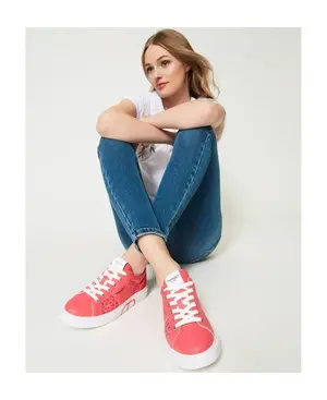 TWINSET Lace-panelled Sneakers