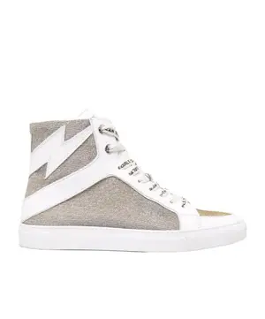 Zadig&Voltaire Flash-detail Glitter Trainers