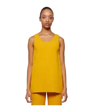Proenza Schouler Sleeveless Bouclé Knit Top - Orange