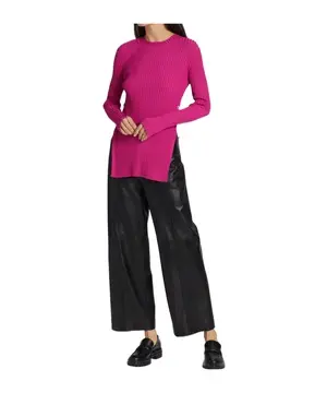 Proenza Schouler Rib Knit Long Sleeve Sweater