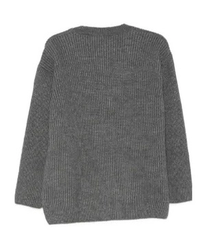 MSGM V-neck Ribbed Knit Cardigan