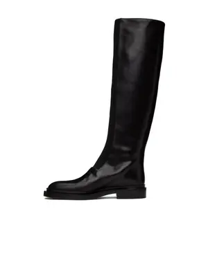 JIL SANDER Round Toe Knee-high Boots