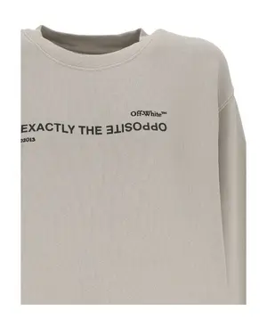 Off-White Logo Printed Crewneck Sweatshirt