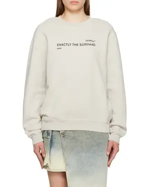 Off-White Logo Printed Crewneck Sweatshirt
