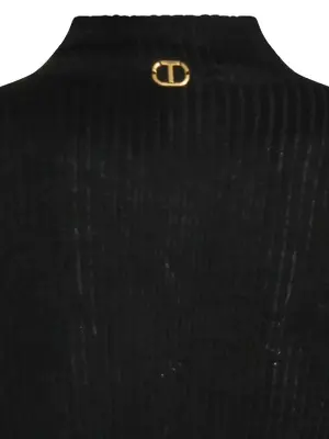 TWINSET Ribbed High-neck Sweater