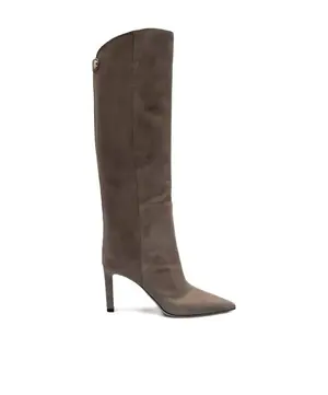 JIMMY CHOO 85mm Alizze Pointed-toe Knee-high Boots