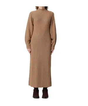 TWINSET Lurex-knit Ribbed Dress