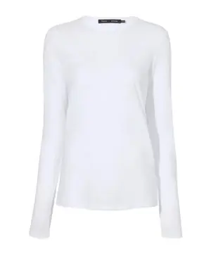 Proenza Schouler Solid Tissue Jersey Tee
