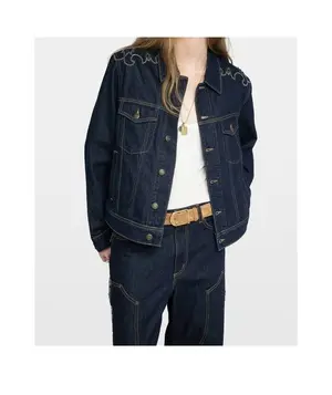 Zadig&Voltaire Embroidered Denim Jacket