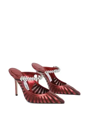 JIMMY CHOO Bing Mules - Red