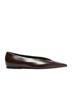 Proenza Schouler Slash Pointed-toe Ballet Flats