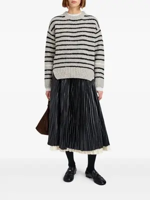 Proenza Schouler Striped Wool Sweater