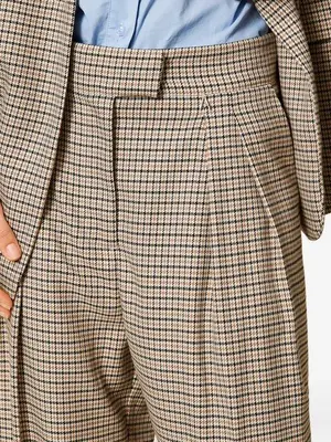 TWINSET Houndstooth-pattern Palazzo Pants