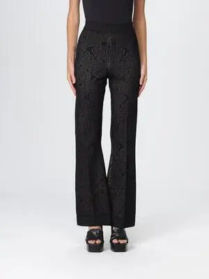 TWINSET Damask-pattern Flared Trousers