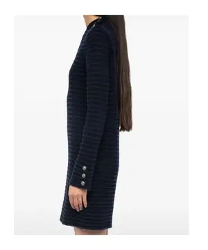 Zadig&Voltaire Striped Button-detailed Mini Dress