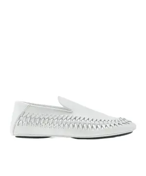 Proenza Schouler Whip Braided Leather Loafers