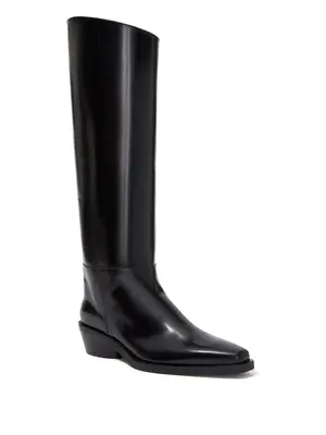 Proenza Schouler Bronco Knee-high Leather Boots - Black