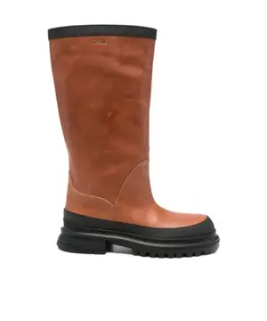 Missoni Leather Platform Boots