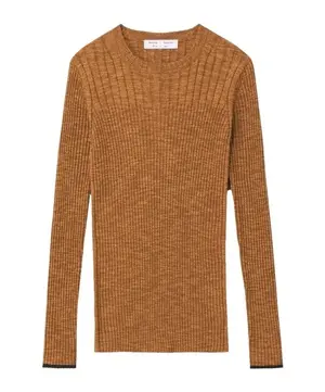 Proenza Schouler Ribbed Open-back Top - Brown