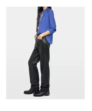 Zadig&Voltaire V-neck Long-sleeve Top - Electric